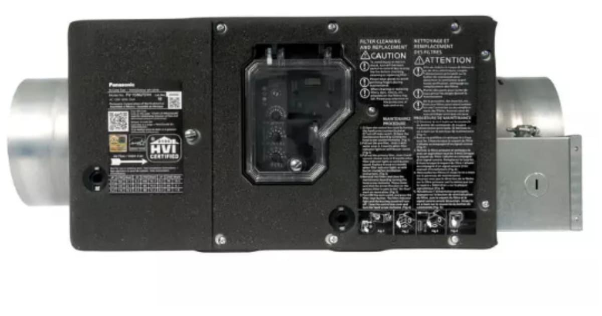 Panasonic FV-15NLFS1H WhisperFresh 50 - 150 CFM 1 Sone Ceiling Mounted ...