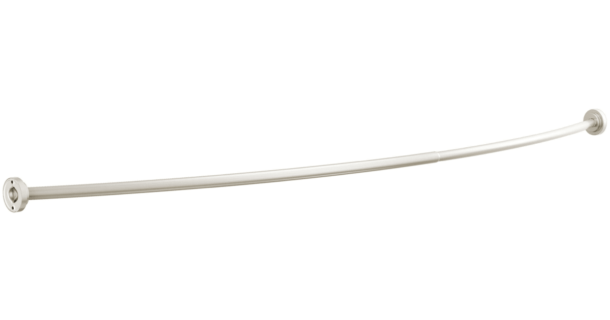 Peerless PA906-BN 44" - 72" Curved Adjustable Shower Rod | Build.com