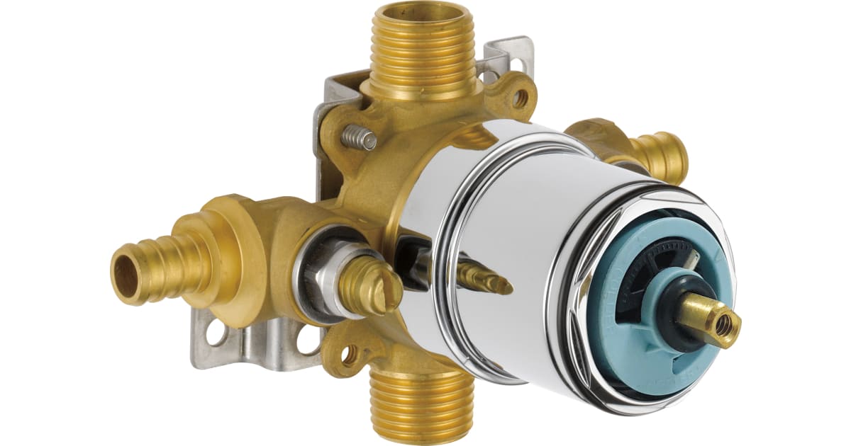 Peerless PTR188700-PXWS 1/2" PEX Pressure Balanced Tub and Shower Valve ...