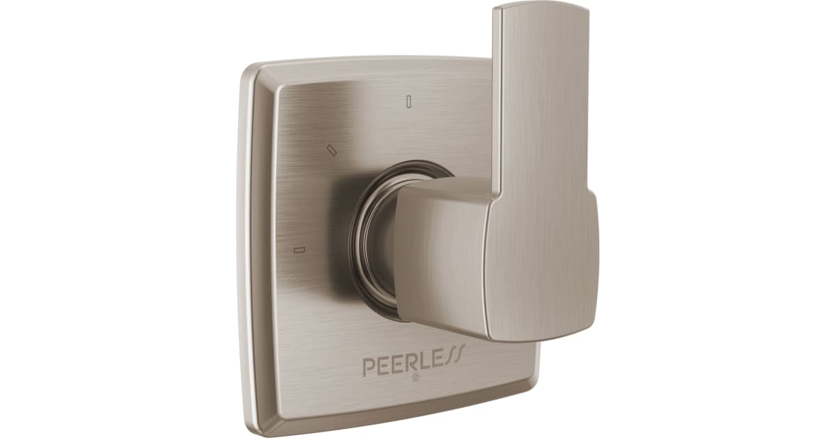 Peerless PTT14371-BN Ezra Single Handle 3 Function Diverter Valve Trim ...