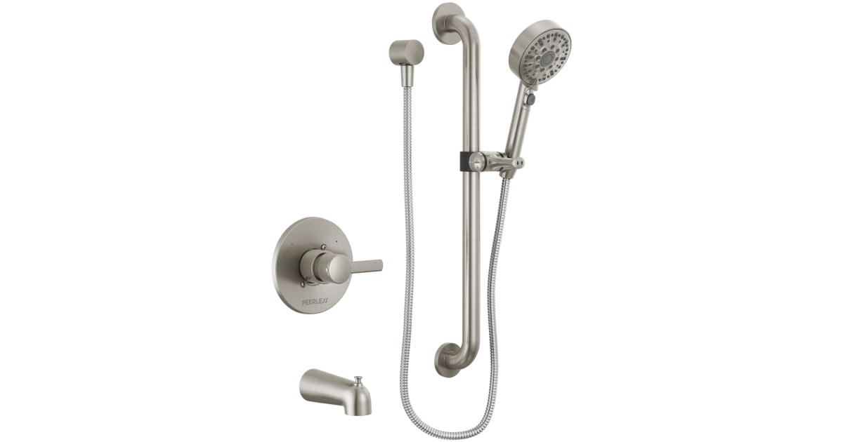 Peerless PTT24147-BN Precept Tub and Shower Trim Package with 1.5 GPM ...