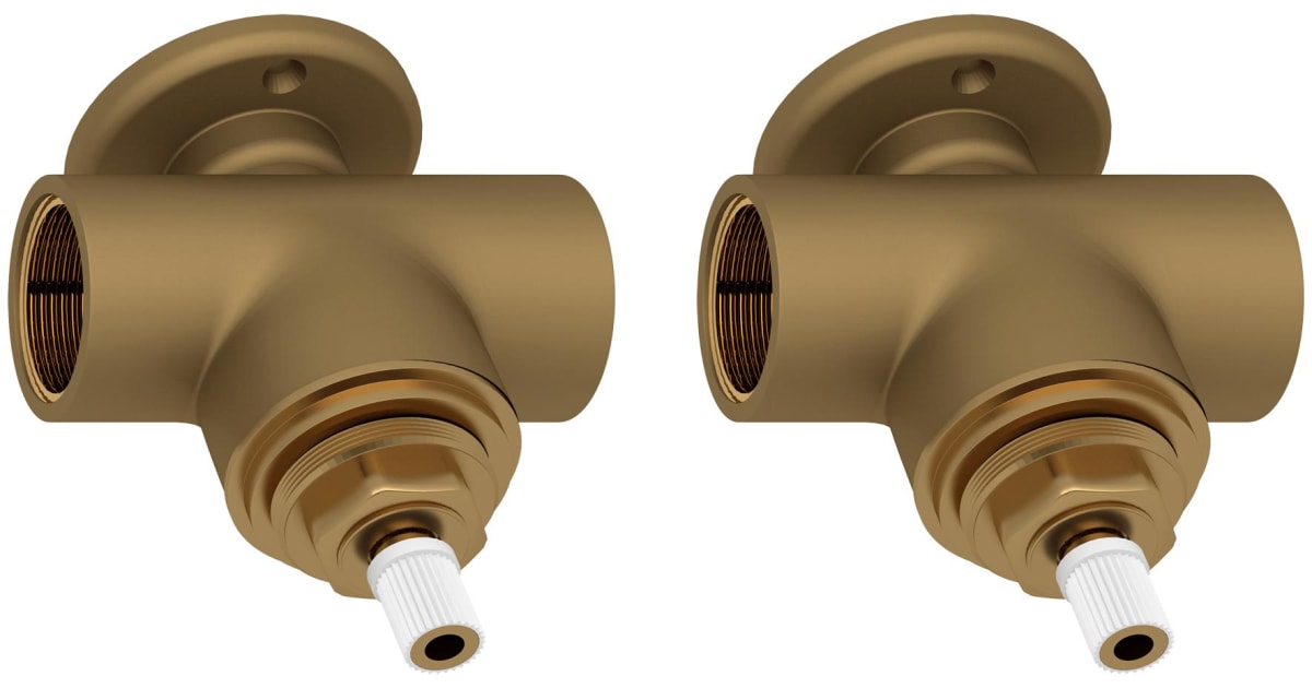 Perrin and Rowe U.3230R 3/4" Rough In Valve for Wall Mount Lever Set ...
