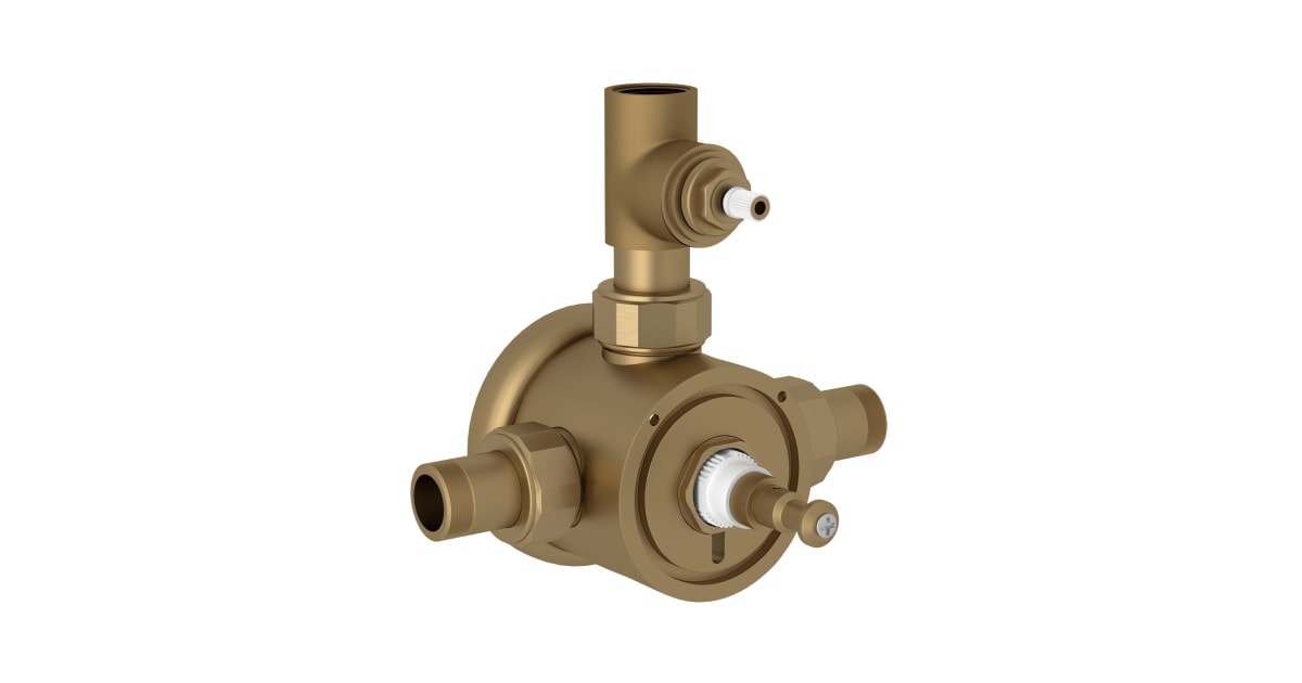 Perrin and Rowe U.5555BO 3/4" Thermostatic Rough In Valve with Volume ...