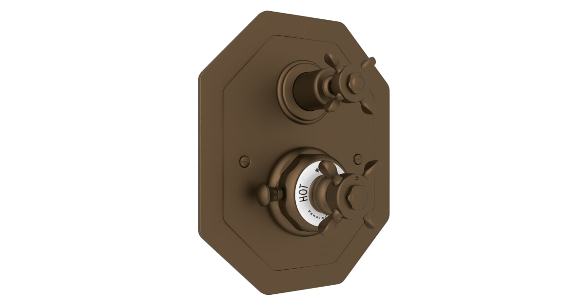 Perrin and Rowe U.5556X-EB/TO Edwardian Function Thermostatic Valve ...