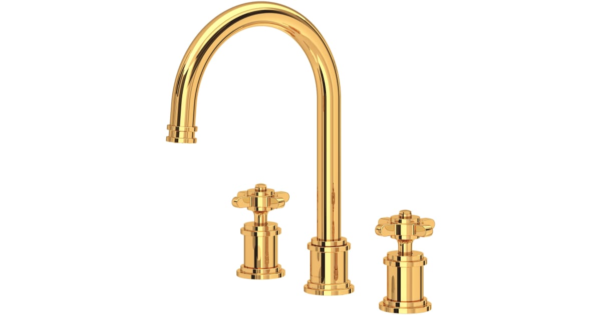 Perrin and Rowe U.AR08D3XMEG Armstrong 1.2 GPM Widespread Bathroom ...