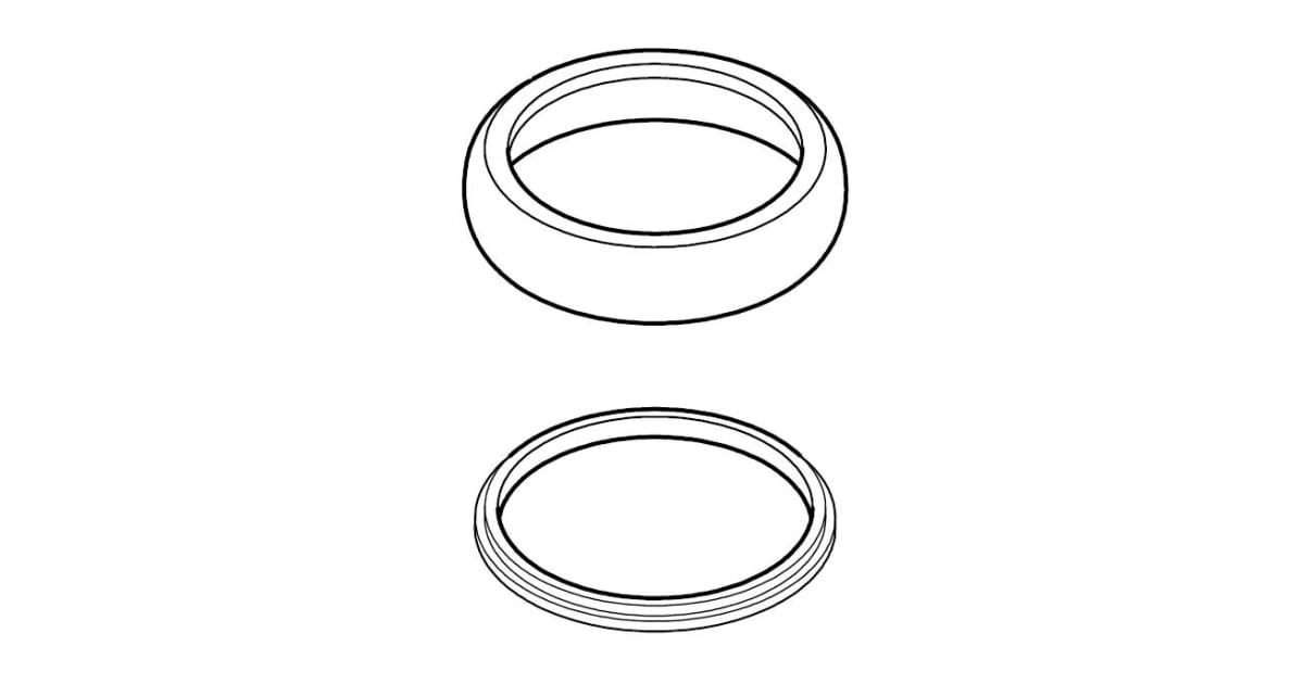 Pfister 961-071A Marielle 72 Series Bar Faucet Base Ring with Gasket ...
