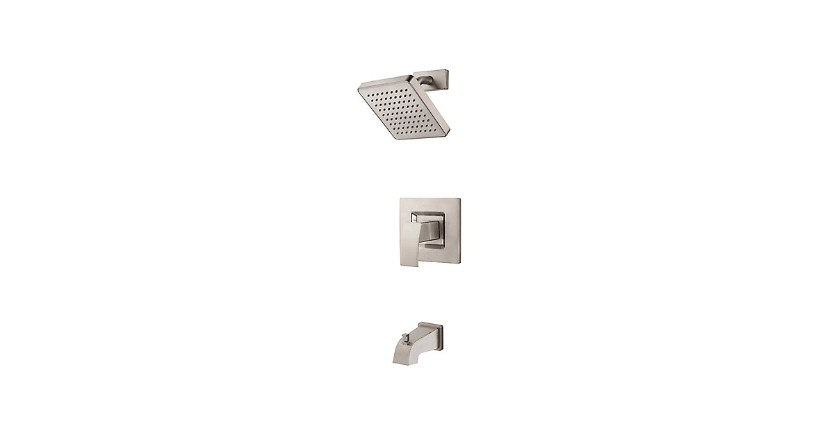 Pfister LG89-8DFK Kenzo Tub and Shower Trim Package Single Handle ...