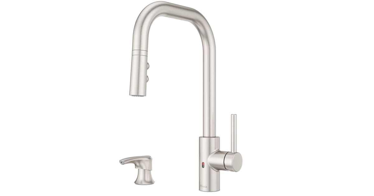 Pfister F-529-EZN3GS Zanna Touchless 1.8 GPM Single Hole Pull Down ...