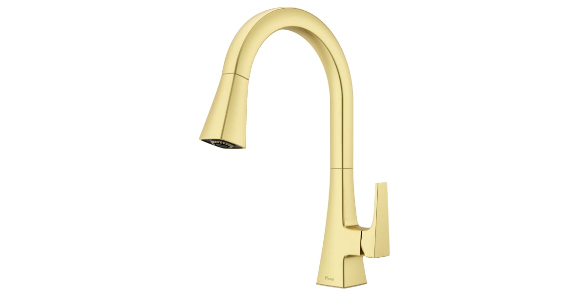 Pfister GT529-PFMBG Pfirst Modern 1.8 GPM Single Hole Kitchen Faucet ...