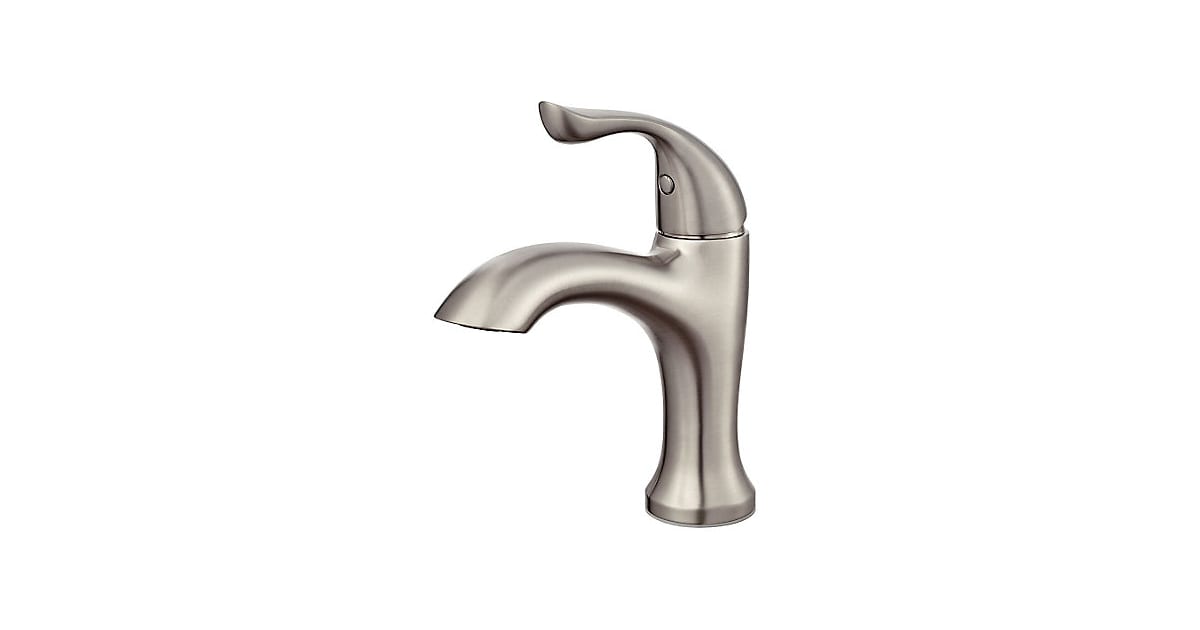 Pfister LF-042-EDKK Elden 1.2 GPM Single Hole Bathroom Faucet with Pop ...