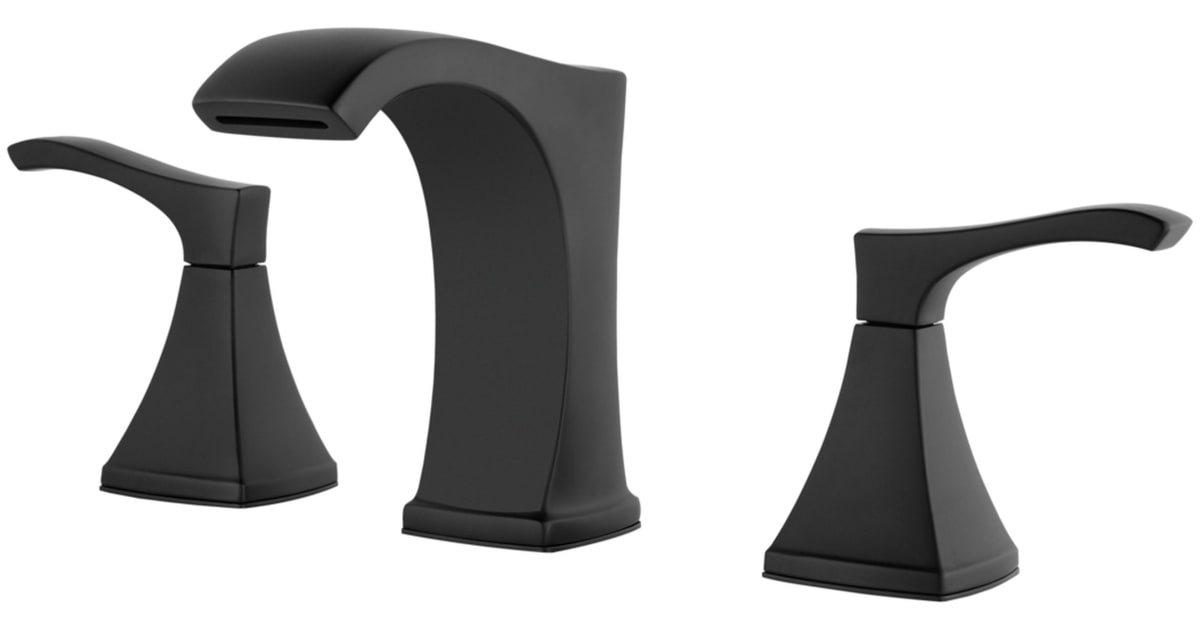 Pfister LF-049-VNBB Venturi 1.2 GPM 8" Widespread Bathroom Faucet - Pop ...