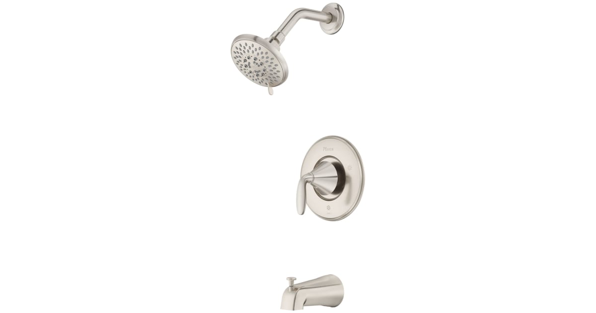 Pfister LG89-8WFK Winfield Tub and Shower Trim Package with 1.8 GPM ...