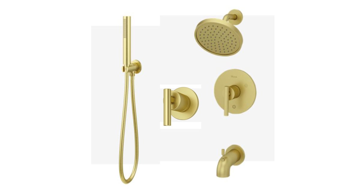 Pfister PSK-CONTEMPRA-2BG Contempra Pressure Balanced Shower System ...