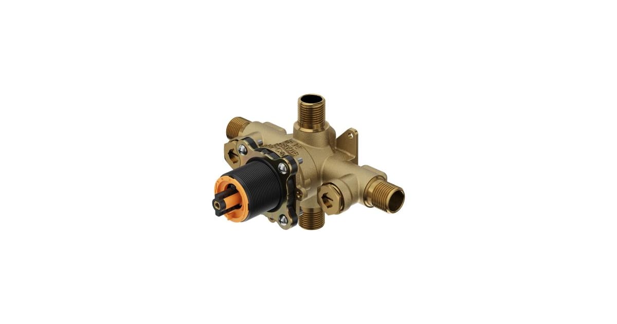 Pfister 0X8-340A 1/2 Inch Tub and Shower Rough-In Valve with Integral ...