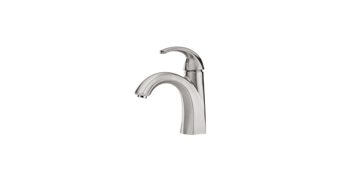 Pfister F-042-SL-COMBO-KK Selia Single Hole Bathroom Faucet Combo ...