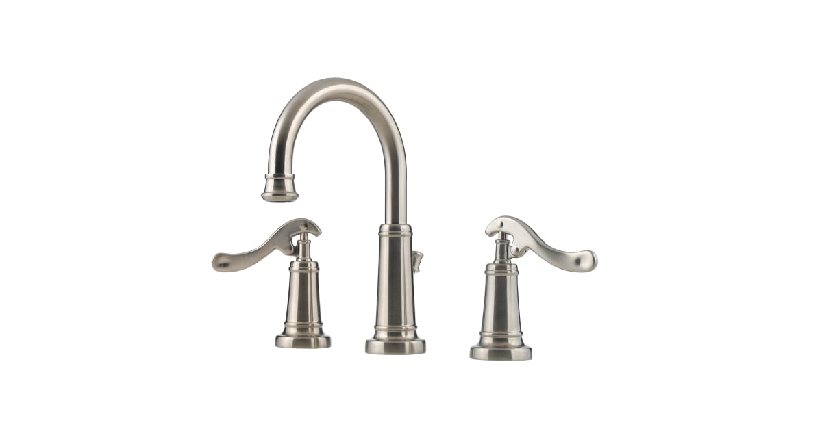 Pfister GT49-YP0K Ashfield Widespread Bathroom Sink Faucet with Country ...