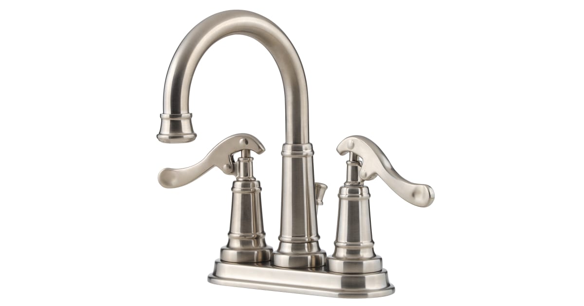 Pfister T43-YP0K Ashfield Centerset Bathroom Sink Faucet with Country ...