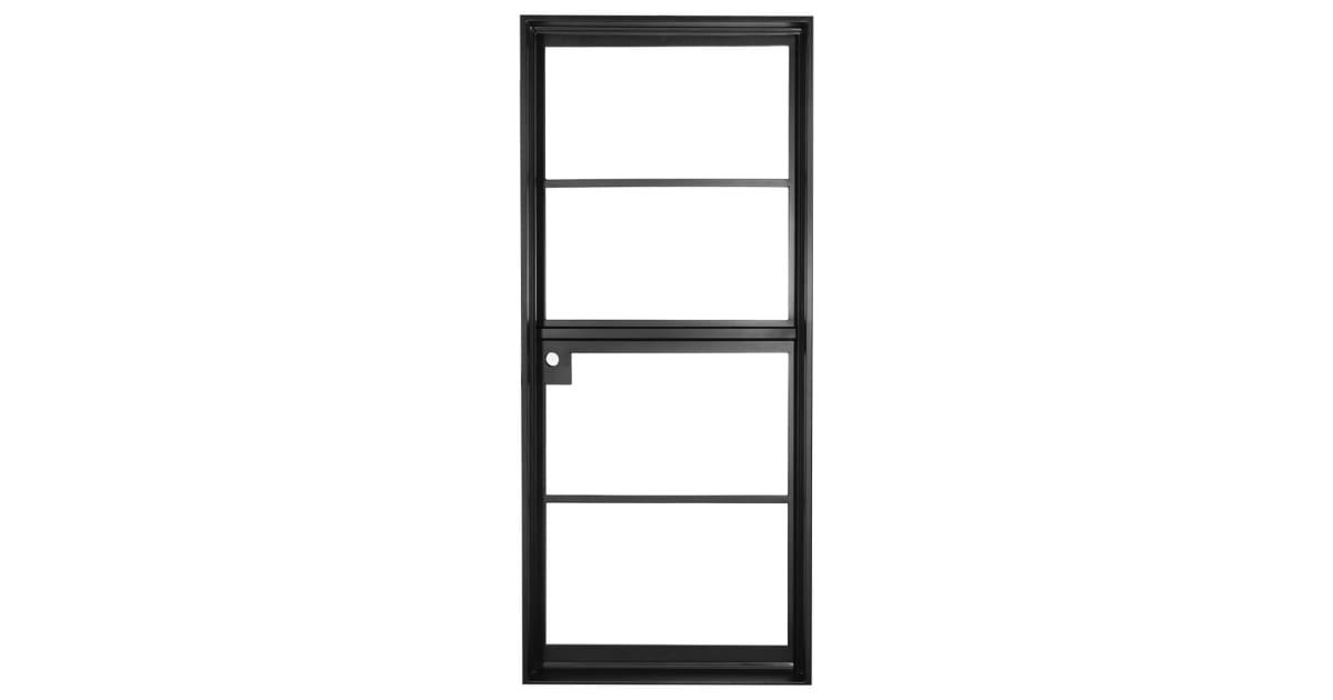 Pinkys Iron Doors A4DU-SF-3090-LHOS Air 4 Dutch Single Flat 30" x 90 ...