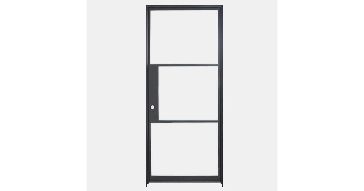 Pinkys Iron Doors A4IN-SF-RT-3090-LHOS Air 4 Interior Single Flat 30" x ...