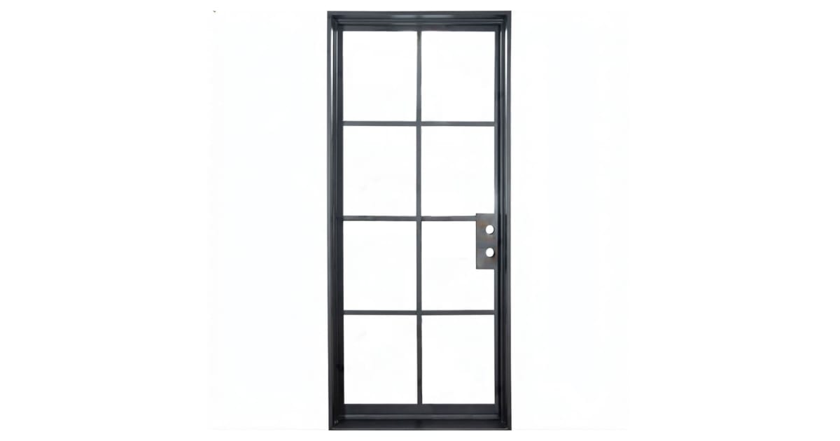 Pinkys Iron Doors A5-SF-3881-LHIS Air 5 Single Flat 38" x 81" Left Hand ...