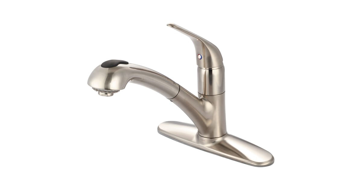 Pioneer Faucets 2LG220-BN Legacy 1.5 GPM Single Hole Kitchen Faucet ...