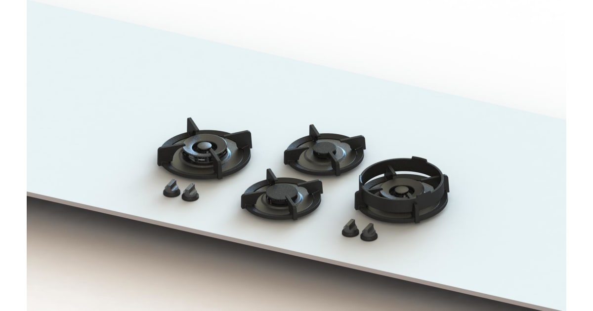 PITT Cooking 8719743676602 Dempo Series 34 Inch Wide 4 Sealed Burner ...