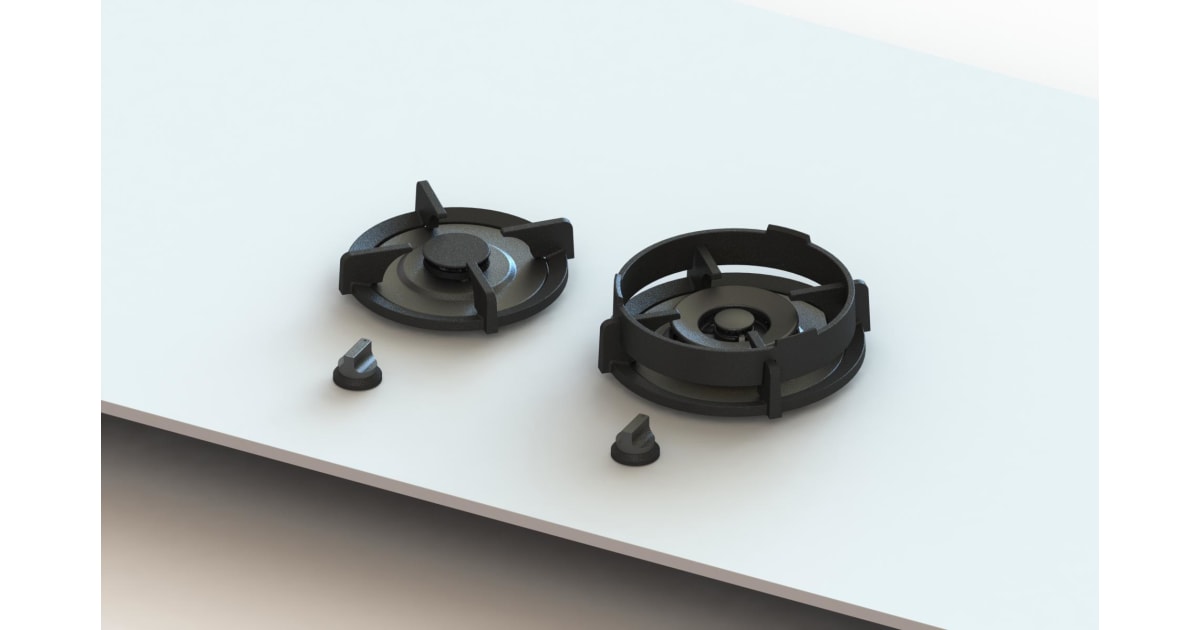 PITT Cooking 8719743677005 Bely Series 21 Inch Wide 2 Burner Liquid ...