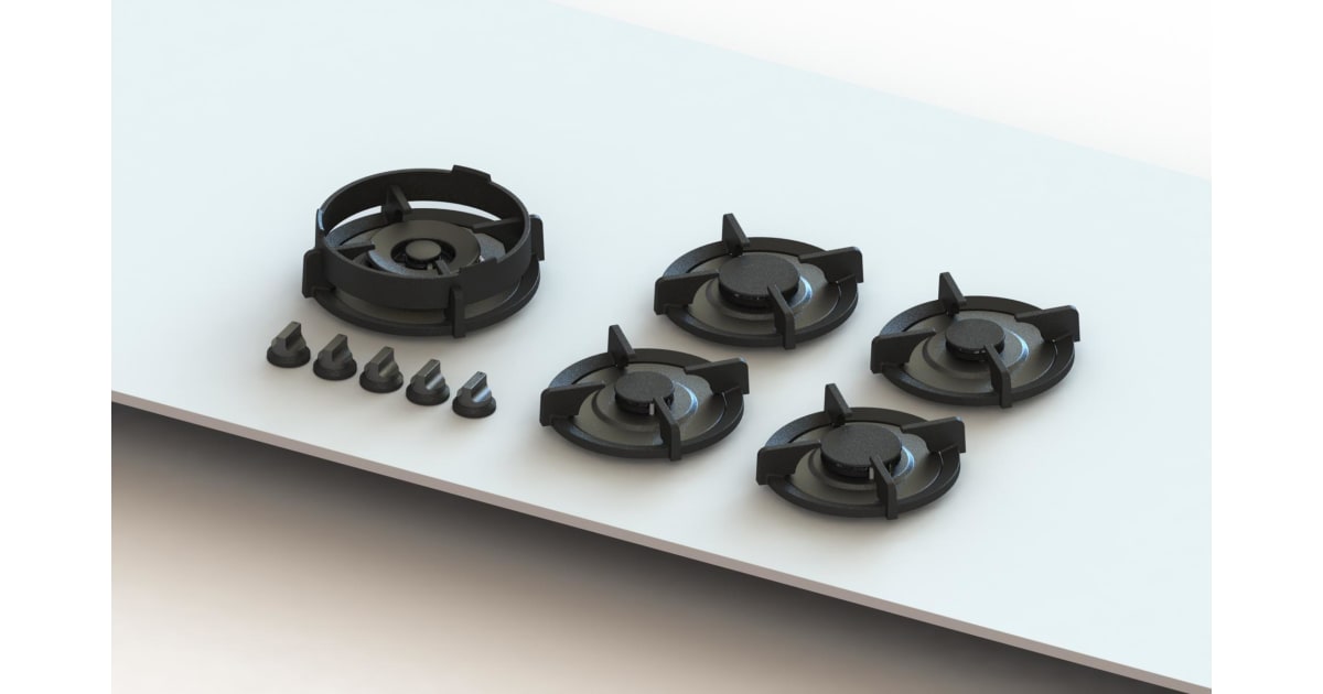 PITT Cooking 8719743677364 Enep Series 34 Inch Wide 5 Burner Natural ...