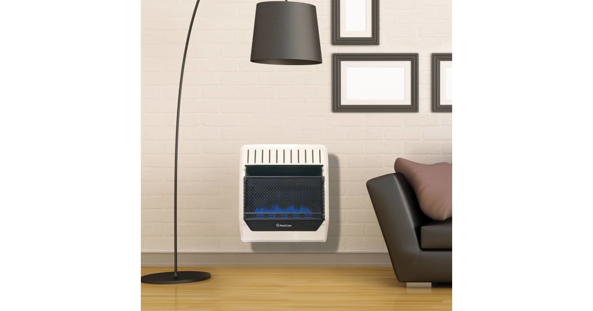 ProCom Heating ML200TBG 20,000 BTU Liquid Propane Blue Flame Space ...