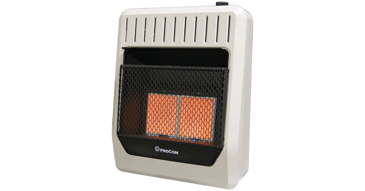 ProCom Heating MN2PTG 20,000 BTU Natural Gas Infrared Space Heater with ...