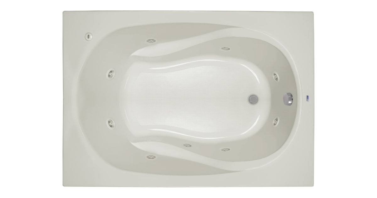PROFLO Plus 5 Foot Drop In/Alcove Jetted Tub with Right Hand Drain ...