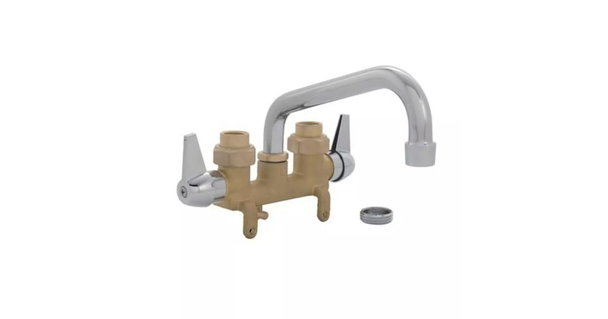 PROFLO PF244A 2.4 GPM Deck Mounted Double Handle Laundry Faucet with ...
