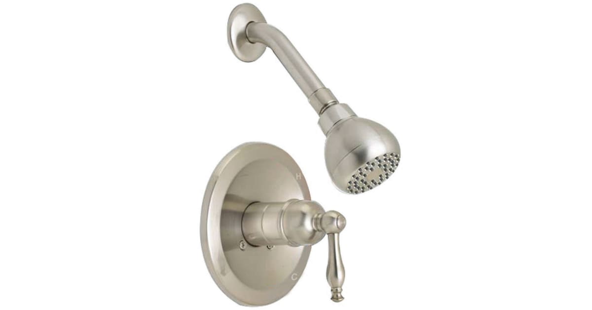 PROFLO PF5603BN Shower Trim Package with Single Function Shower Head ...