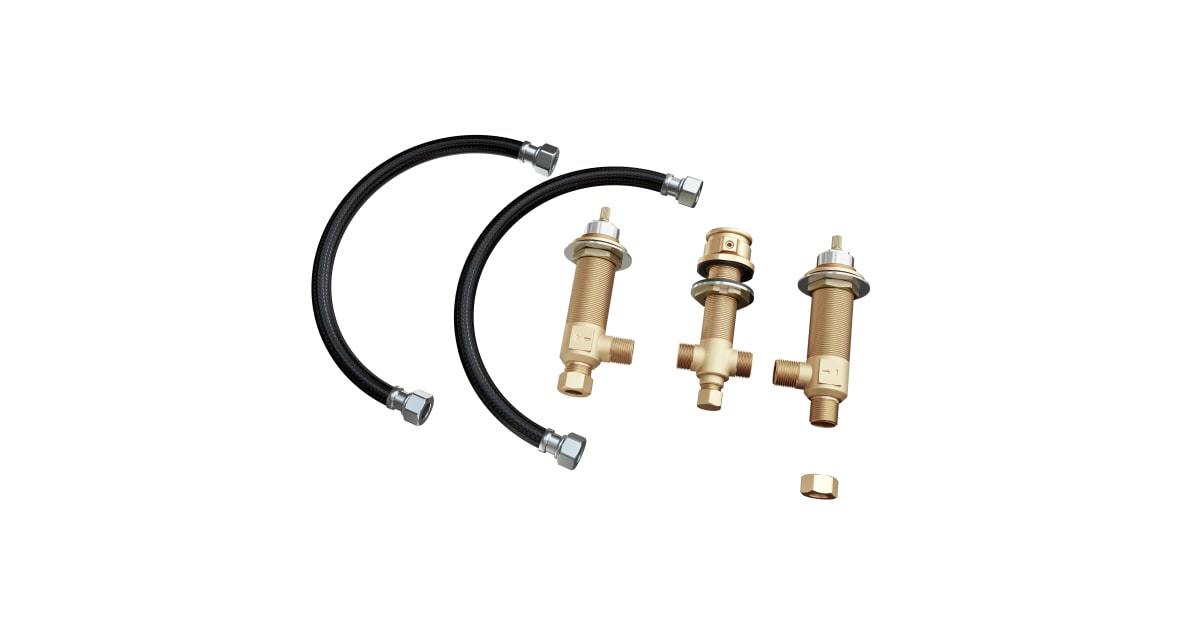 PROFLO PF674163 1/2 Inch Rough In Valve - For Use with Roman Tub Faucet ...