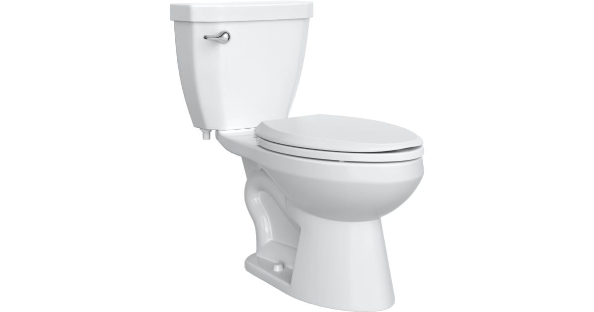 PROFLO PF6110WH/PF1501WH 1500 Series 1.28 GPF Two-Piece Elongated ...