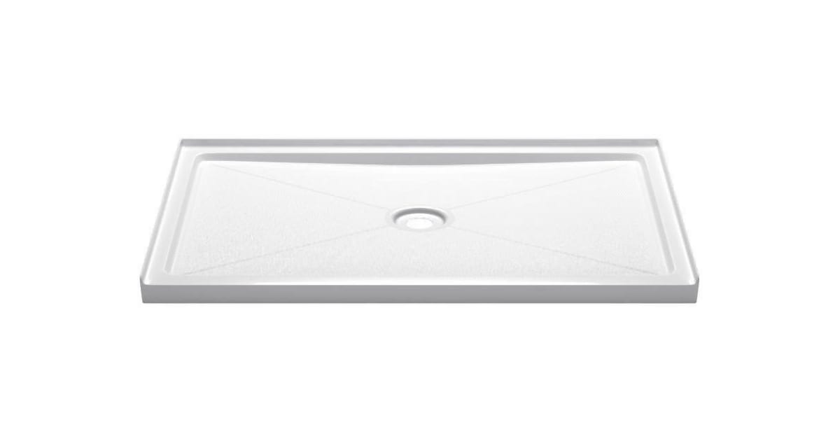 PROFLO PFSBA6036WH Hammond 60" x 36" Rectangular Shower Base with ...