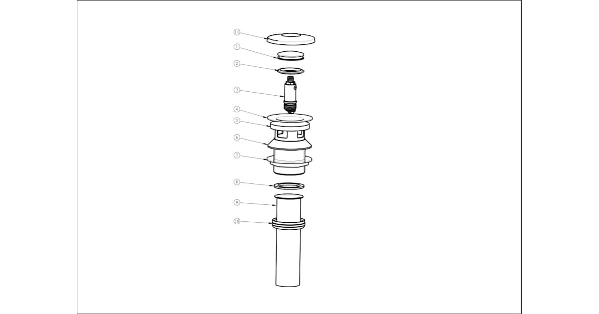 PROFLO OBPF9K5Y0M0196PN Pop-Up Drain Assembly | Build.com