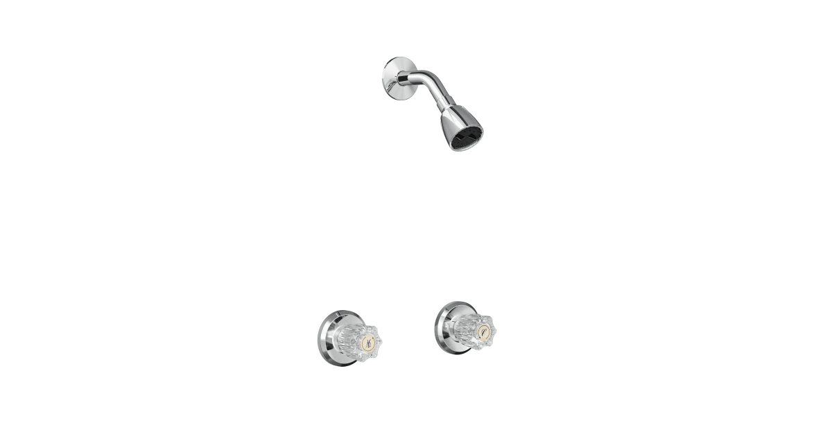 PROFLO PF1020G2CP Shower Only Trim Package with 1.75 GPM Single ...