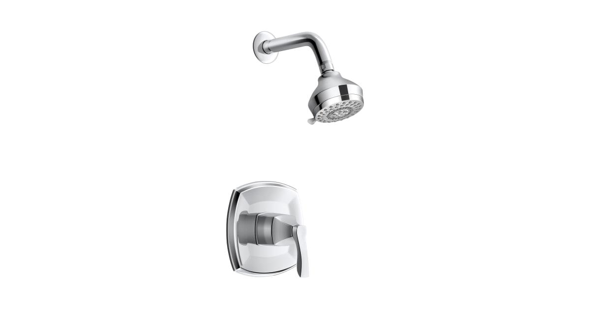 PROFLO PF2920GCP Cassadore Shower Only Trim Package with 1.8 GPM Multi ...