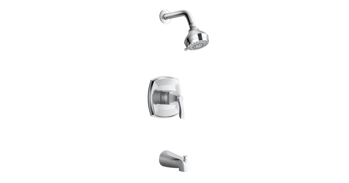 PROFLO PF2930GCP Cassadore Tub and Shower Trim Package with 1.8 GPM ...