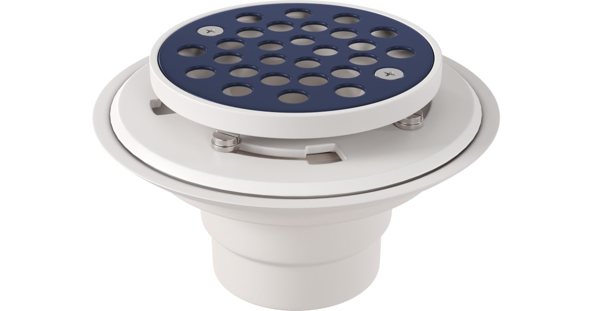 PROFLO PF42801 2" or 3" PVC Tile Shower Drain with Stainless Steel ...