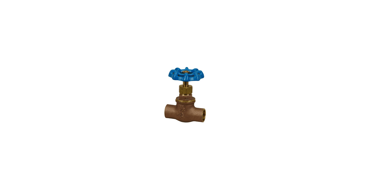 PROFLO PF50SDC 1/2" Straight Stop Valve - Not for Potable Water Use ...