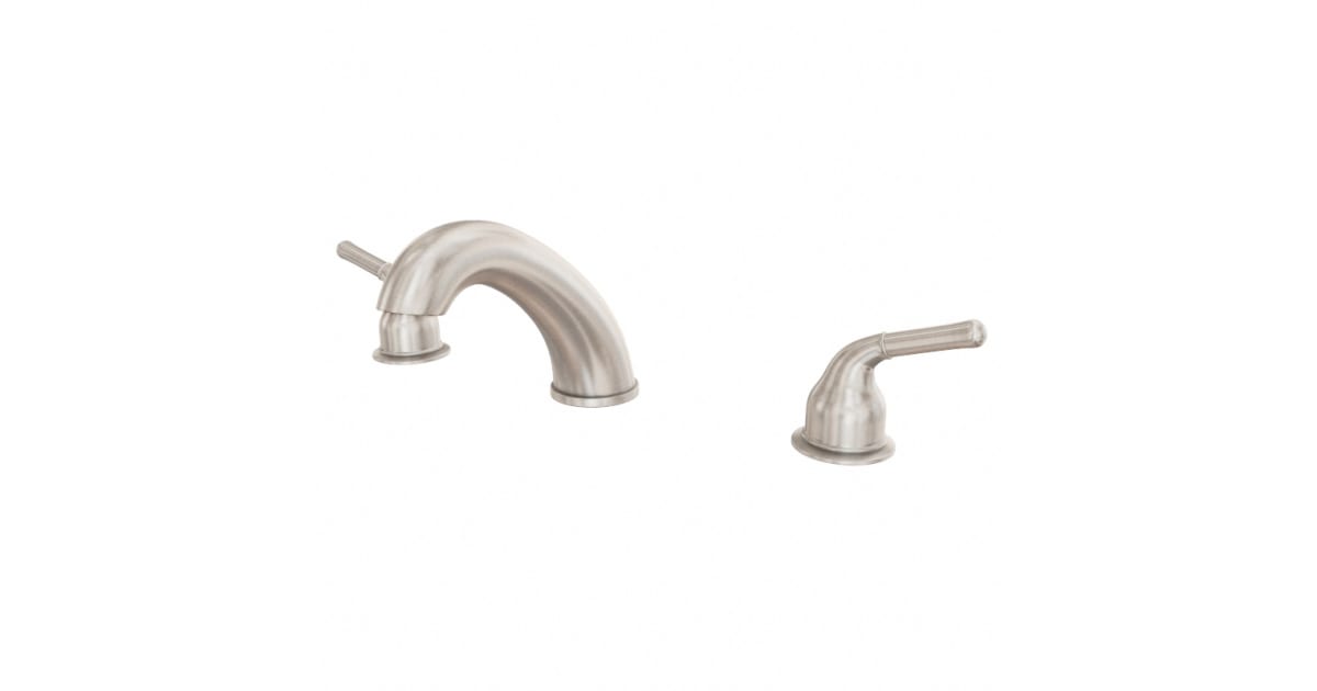 PROFLO PF5270ZBN Deck Mounted Roman Tub Filler Trim with Metal Lever ...