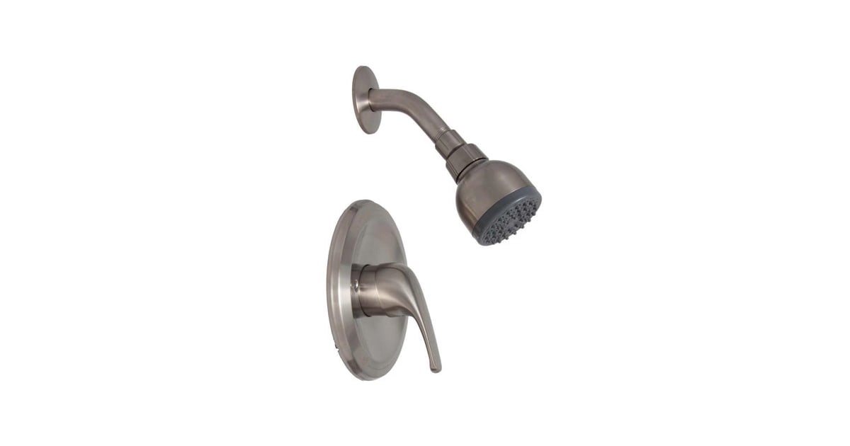 PROFLO PF5610SBN Shower Trim Package with Single Function Shower Head ...