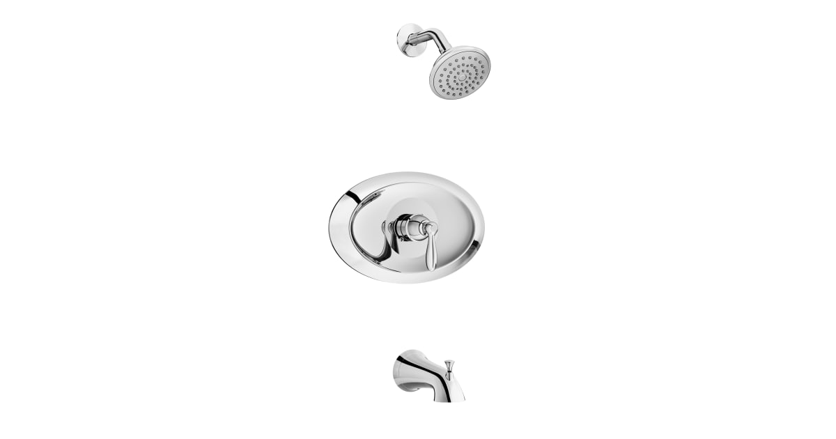 PROFLO PF7911GCP Tub and Shower Trim Package with 1.75 GPM Single ...