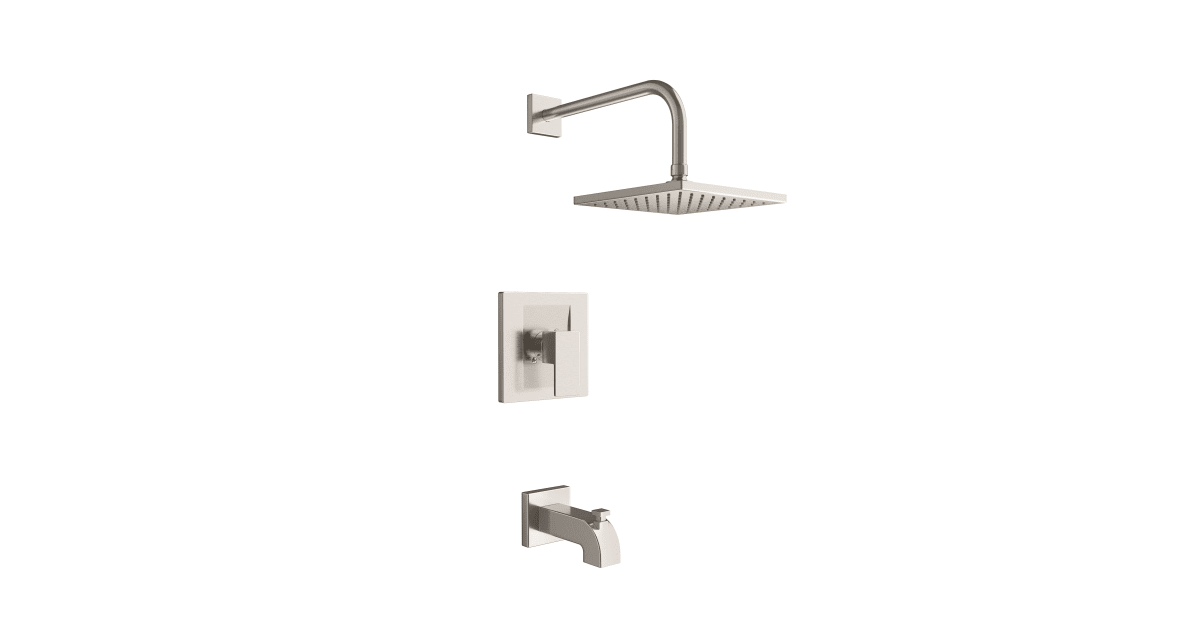 PROFLO PF9830G2ZBN Kelper Tub and Shower Trim Package with 1.8 GPM ...