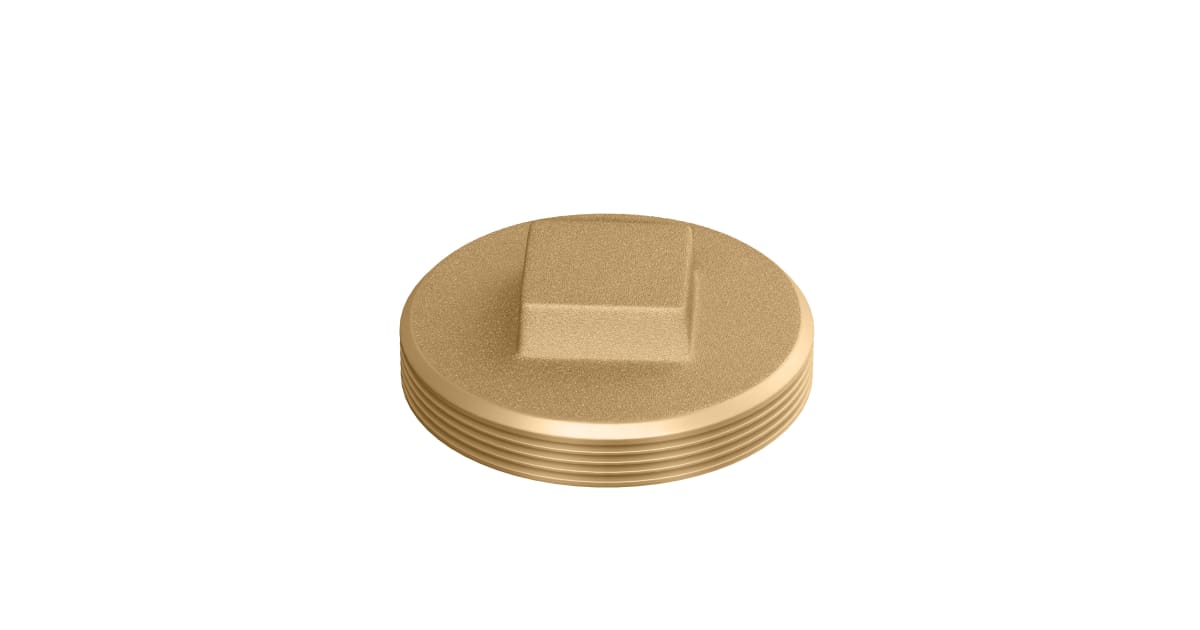 PROFLO PFBP5RHN 3-1/2" Raised Head Square Cut IPS Brass Plug | Ferguson ...