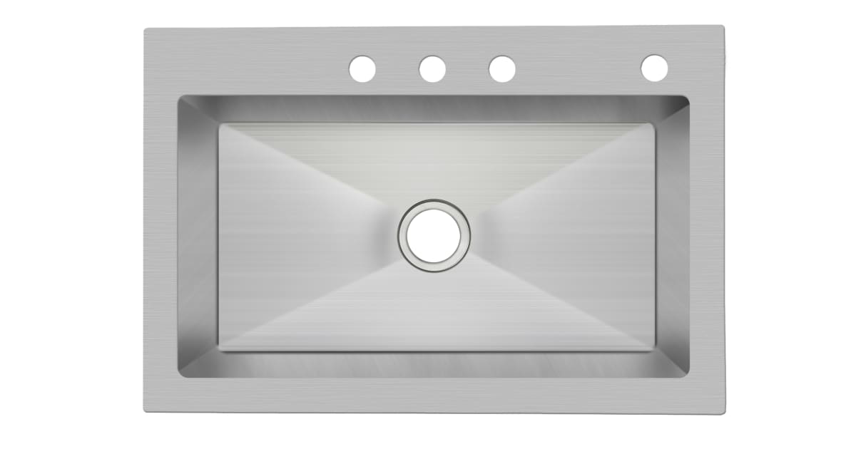 PROFLO PFDM1B332294 Sault 33" Drop In, Undermount Single Basin ...