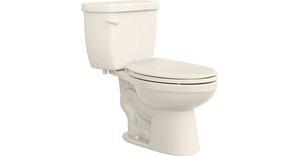 PROFLO PFJRC212HEBS Jerritt 1.28 GPF Two Piece Elongated Toilet with ...