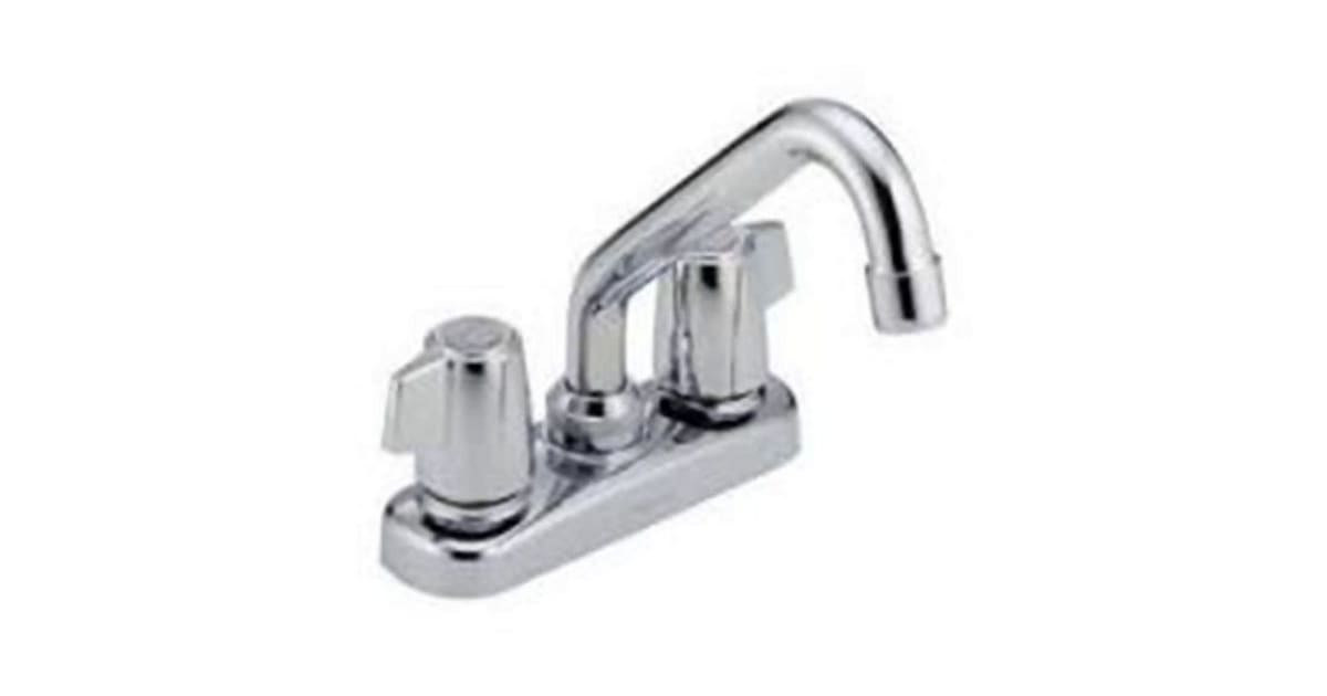 PROFLO PFLFWP2015 4 GPM Deck Mounted Double Handle Laundry Faucet ...